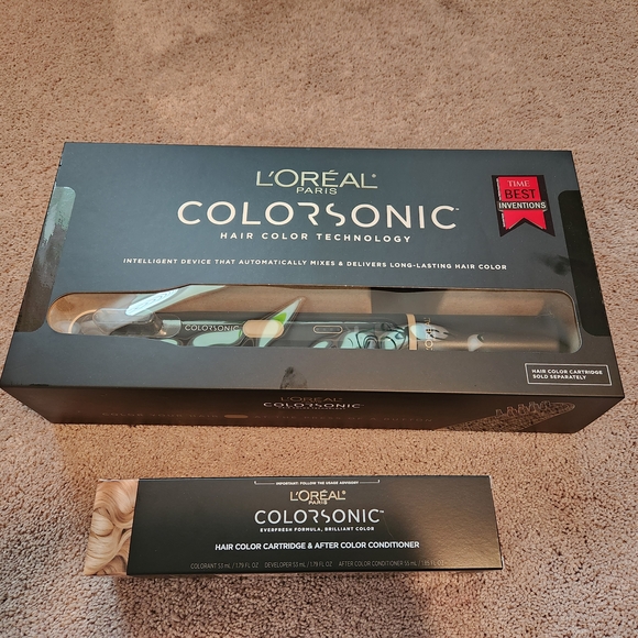 L'Oreal | Hair | Loreal Colorsonic Hair Color Kit Black And Gold | Poshmark